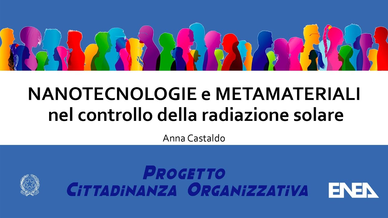 NANOTECNOLOGIE e METAMATERIALI nel controllo della radiazione solare